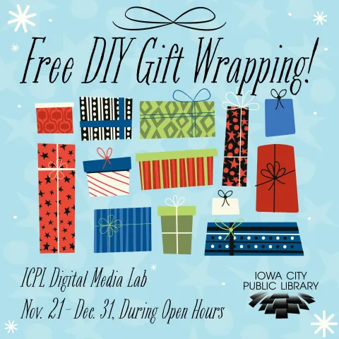 Free Drop-In DIY Gift Wrapping! | Iowa City Public Library