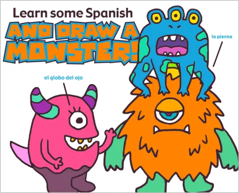 Learn Some Spanish and Draw a Monster! | Iowa City Public Library