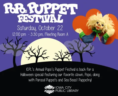 Popo's Puppet Festival | Iowa City Public Library
