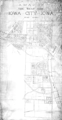 Historical Maps Collection - A Map of The West Side | Iowa City Public ...